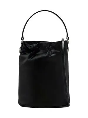 Staud Mini Lila Drawstring Cross Body Bag - Black