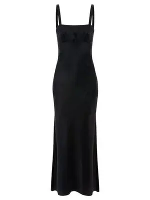 Victoria Beckham Cami Midi Dress - Black