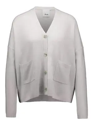 ALLUDE Buttoned Pockets Cardigan - Neutrals