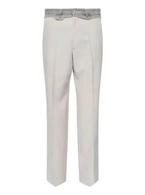 MAISON MARGIELA Belted Trousers - Neutrals