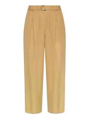 Paul Smith Belted Pleated Trousers - Neutrals