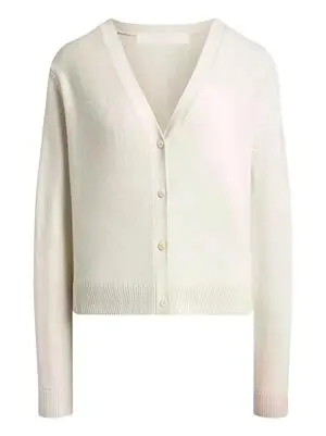 12 STOREEZ Buttoned Knit Cardigan - White