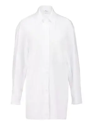 COURREGES Button-up Mini Dress - White