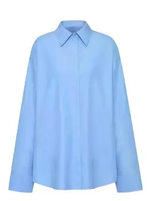 Valentino Garavani Compact Popeline Shirt - Blue