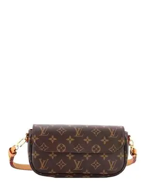 LOUIS VUITTON Ivy Wallet On Chain Monogram Canvas Shoulder Bag - Brown