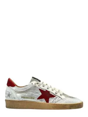 GOLDEN GOOSE Ball Star Sneakers - Silver