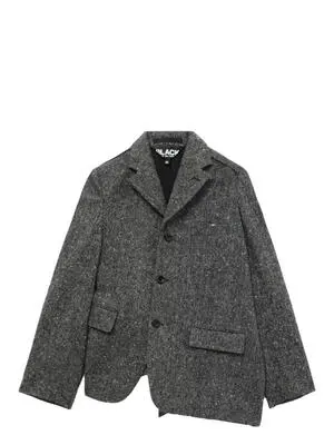BLACK COMME DES GARÇONS Button Flap-pocket Blazer - Grey