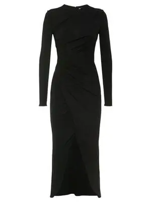 Michael Kors Long-sleeve Maxi Dress - Black