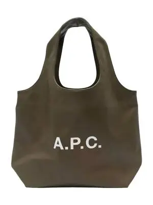 A.p.c. Logo Shoulder Bag - Green