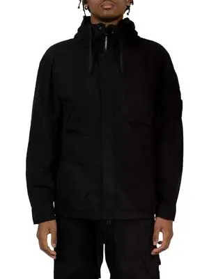 C.P. COMPANY Hooded Pocket Jacket - Black