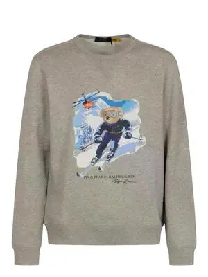 Polo Ralph Lauren Printed Crew Neck Sweater - Grey