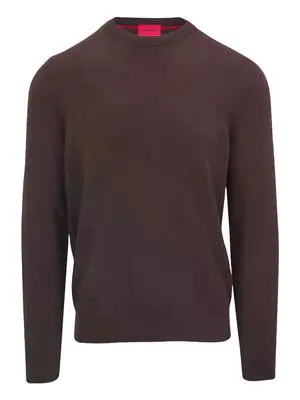 Isaia Crew-neck Sweater - Brown