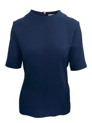 Balenciaga Rear-twist Blouse - Blue