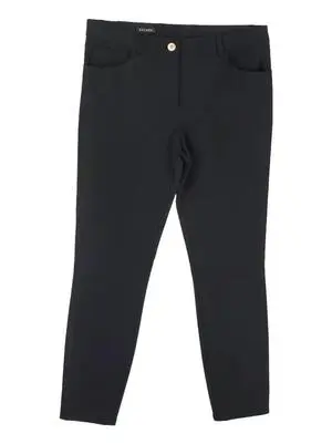 Escada Straight-leg Silk Trousers - Black