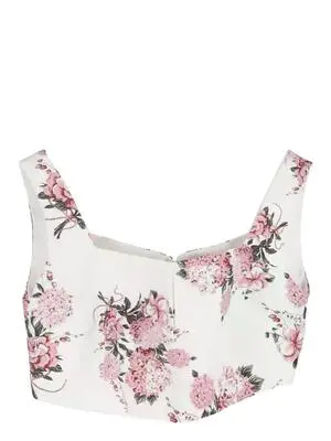 EMILIA WICKSTEAD Jeanie Square-Neck Top