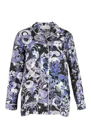 Dior Printed Silk Button-down Shirt - Black