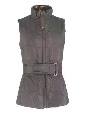 ESCADA Metallic-Print Quilted Gilet