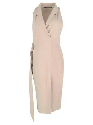Roland Mouret Zip-fastening Midi Dress - Neutrals