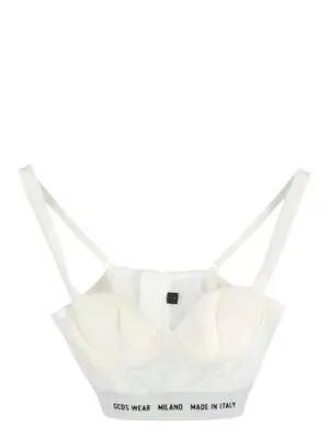 GCDS Printed Bustier Top