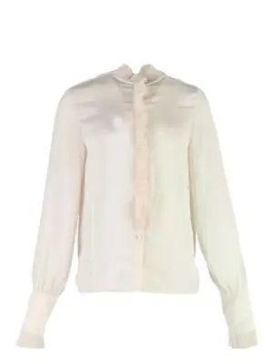 Philosophy Di Lorenzo Serafini Ruffled-trim Shirt - Neutrals