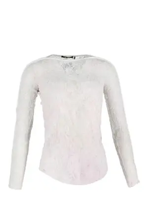 ISABEL MARANT VINTAGE Floral Lace Blouse - White