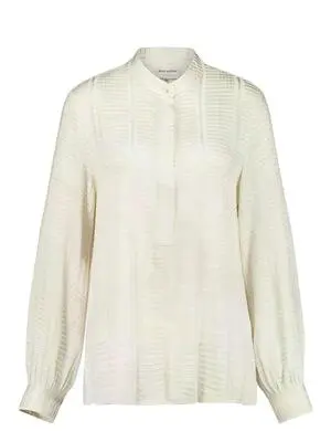 Zeus+dione Hera Textured Blouse - Neutrals