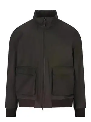 Herno Pocket Bomber Jacket - Brown