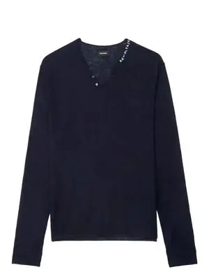 Zadig&Voltaire Monastir Long-sleeve Sweater - Blue