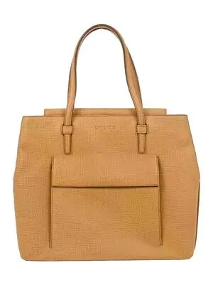 Loewe Leather Tote Bag - Neutrals