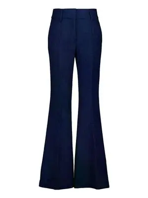 Gabriela Hearst Rhein Flared Trousers - Blue