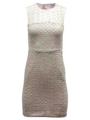 Diane Von Furstenberg Lace Mini Dress - Pink