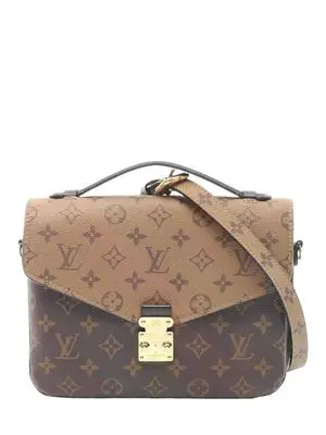 LOUIS VUITTON Pochette Metis Satchel - Brown