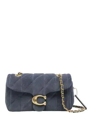 COACH® Quilted Chain Shoulder Bag - Blue
