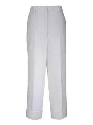 Akris Cuffed Trousers - White