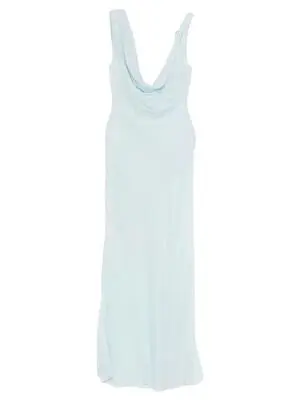 Andamane Minerva Cowl Sleeveless Maxi Dress - Blue