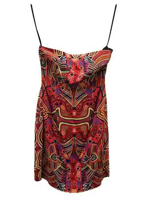 Mara Hoffman Printed Mini Dress - Red