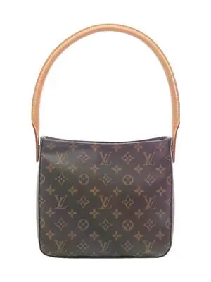 LOUIS VUITTON 2003 Monogram Looping Mm Shoulder Bag - Brown