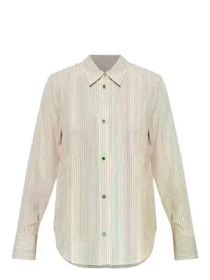 Paul Smith Striped Shirt - Neutrals