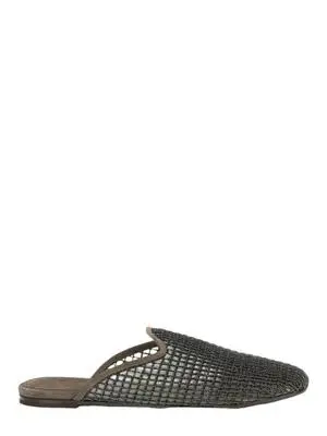 Brunello Cucinelli Net Slides - Grey