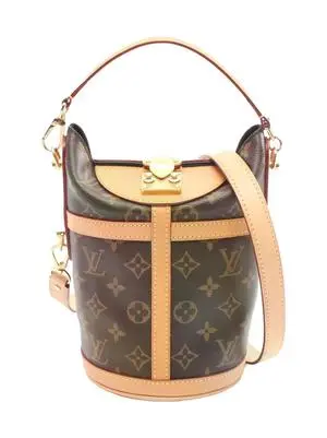 LOUIS VUITTON 2021-2025 Monogram Duffle Bucket Bag - Brown