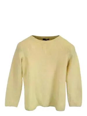 THE ROW Cashmere Crew Neck Sweater - Yellow