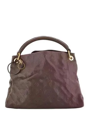 LOUIS VUITTON Artsy Handbag Monogram Empreinte Leather Mm Hobo - Brown