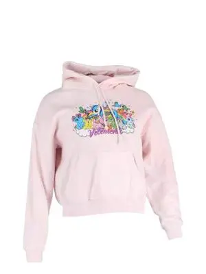 Vetements Graphic-print Hoodie - Pink