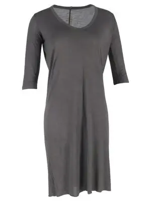Rick Owens Scoop-neck Dress - Grey
