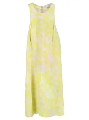 Vanessa Bruno Floral-printed Midi Dress - Yellow