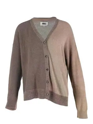 MAISON MARGIELA Elbow-patch Cardigan - Brown