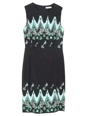 Versace Printed Mini Dress - Black