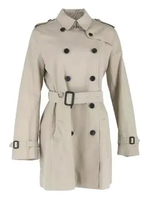 Burberry The Kensington Belted Trench Coat - Neutrals