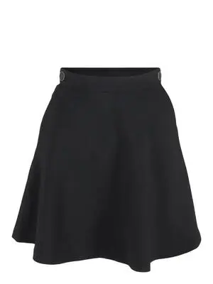 SANDRO A-Line Mini Skirt With Button Detail