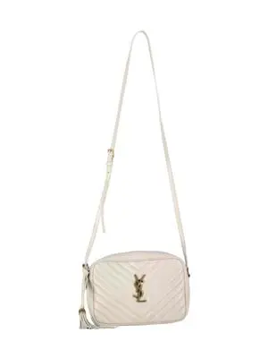 Saint Laurent Lou Crossbody Bag - Neutrals